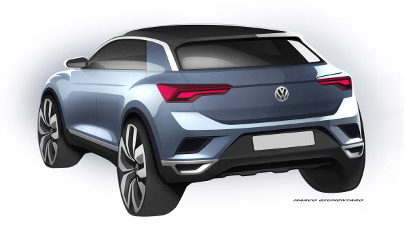 Volkswagen - Designskisser − nya Volkswagen T-Roc